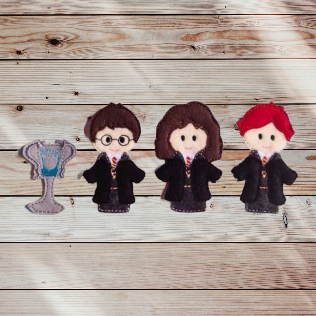 Wizard Felt Finger Puppets - Etsy