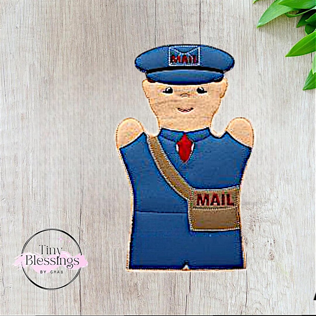 Mail Carrier Hand Puppet - Etsy