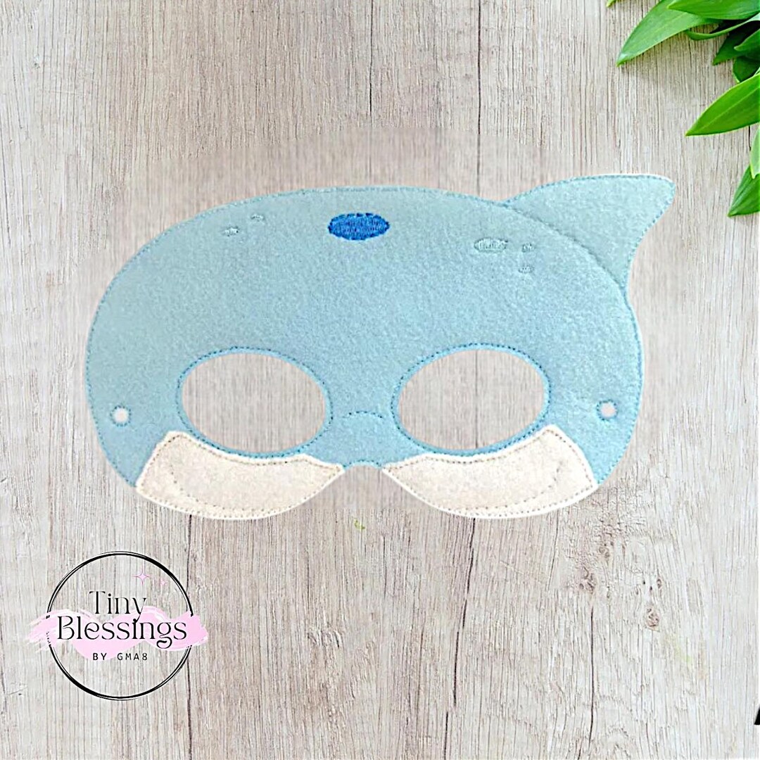 Dolphin Pretend Play Felt Mask - Etsy