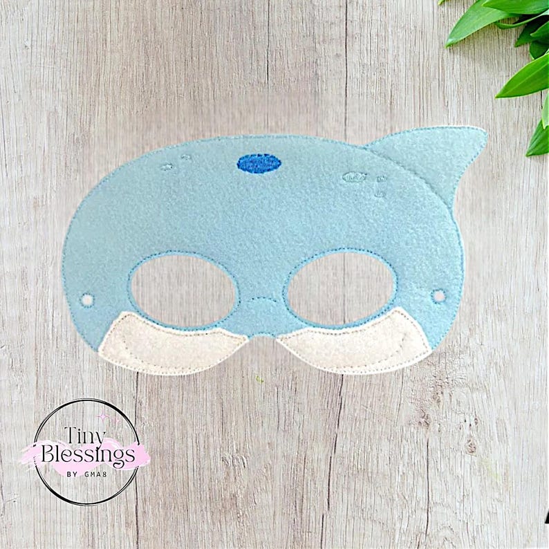 Dolphin Pretend Play Felt Mask - Etsy