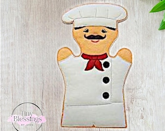 Chef Community Helpers Craft Chef Hand Puppet Kids Craft - Etsy