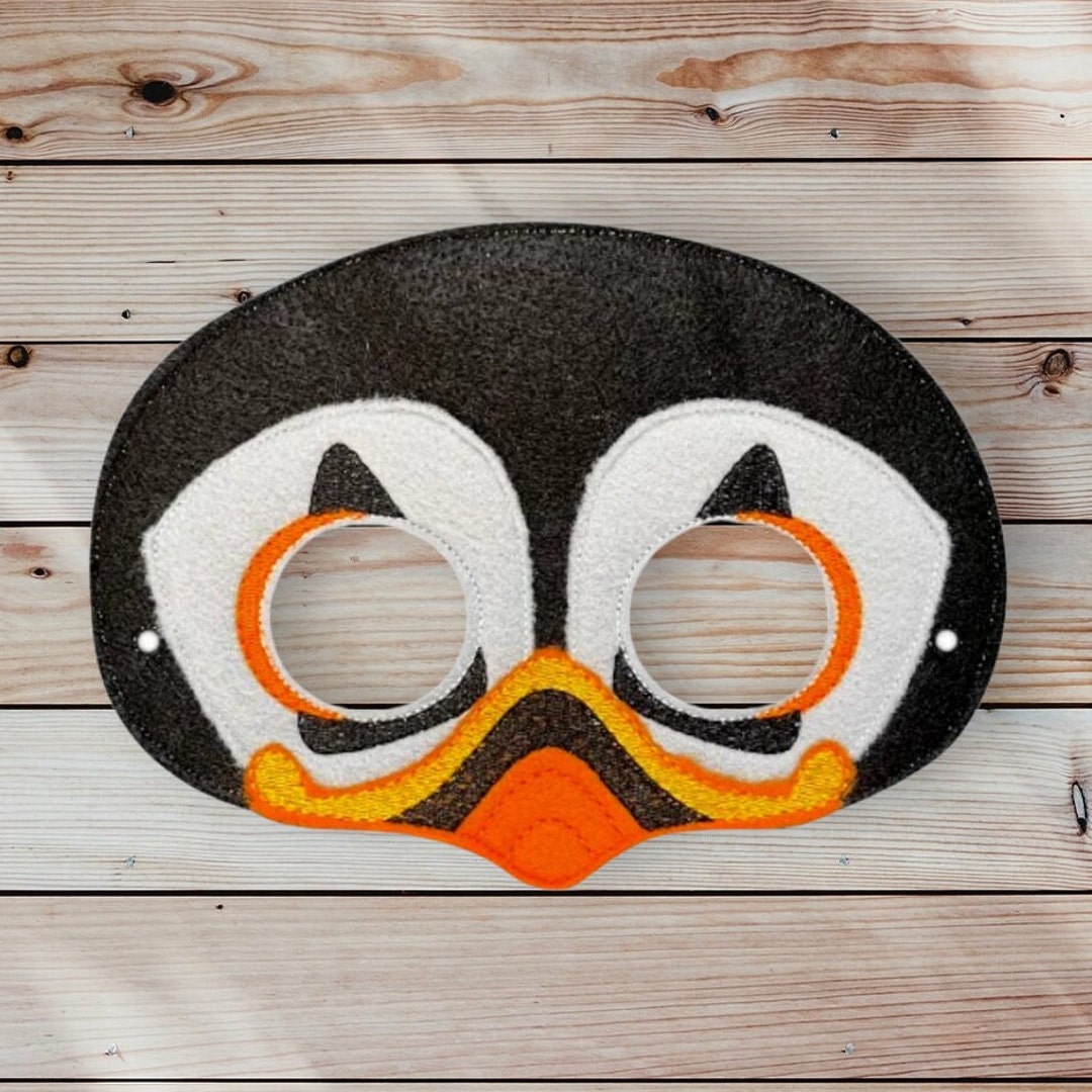 Puffin Penguin Pretend Play Felt Mask - Etsy