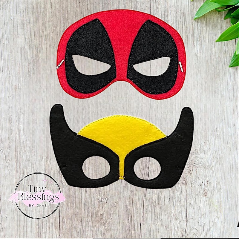 Deadpool Mask - Etsy