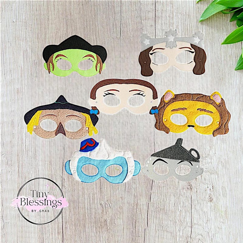 Wizard of Oz Masks - Etsy