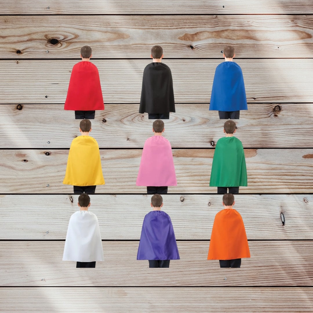 Basic Superhero Pretend Play Capes - Etsy