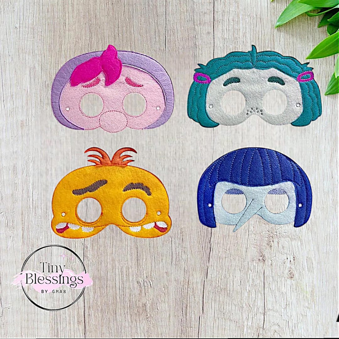 Feelings 2 Pretend Play Masks - Etsy