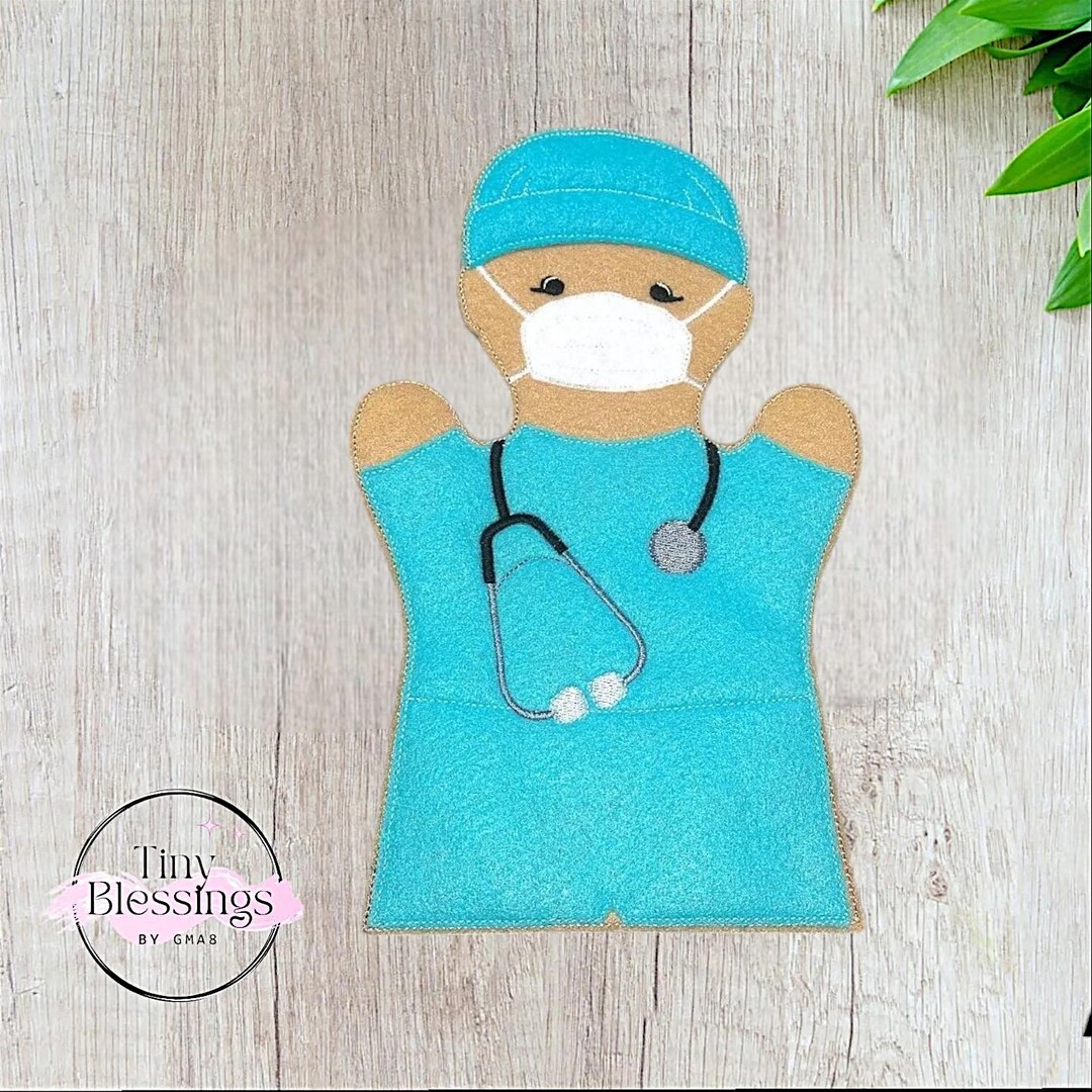 Doctor Hand Puppet - Etsy