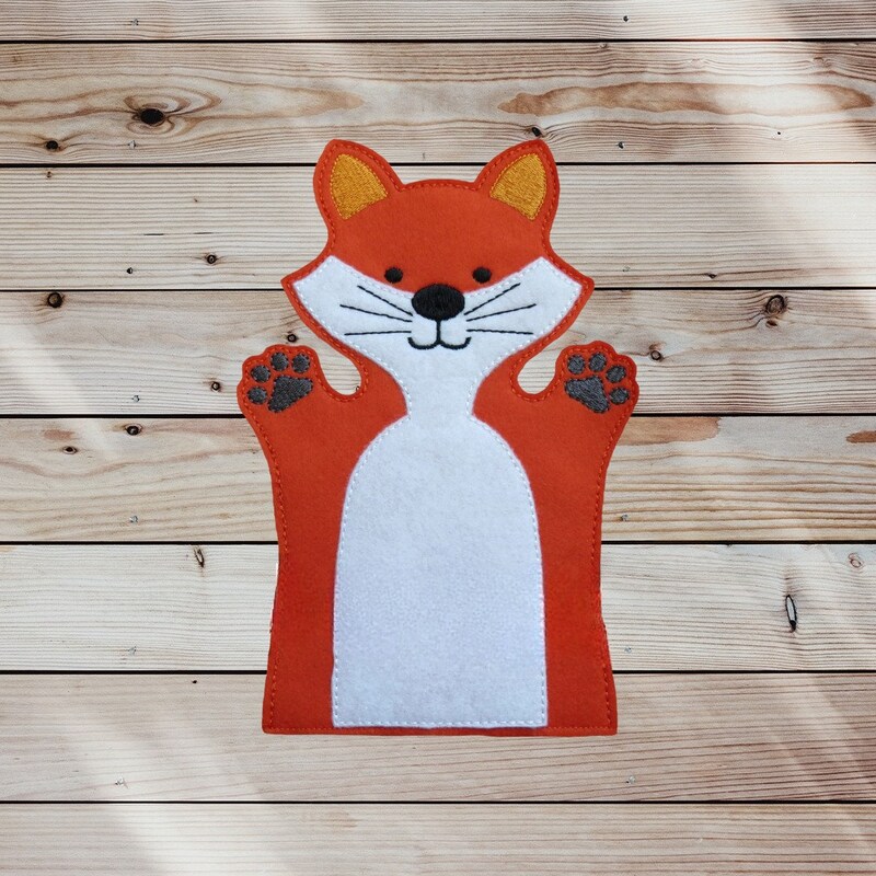 Fox Finger Puppet - Etsy