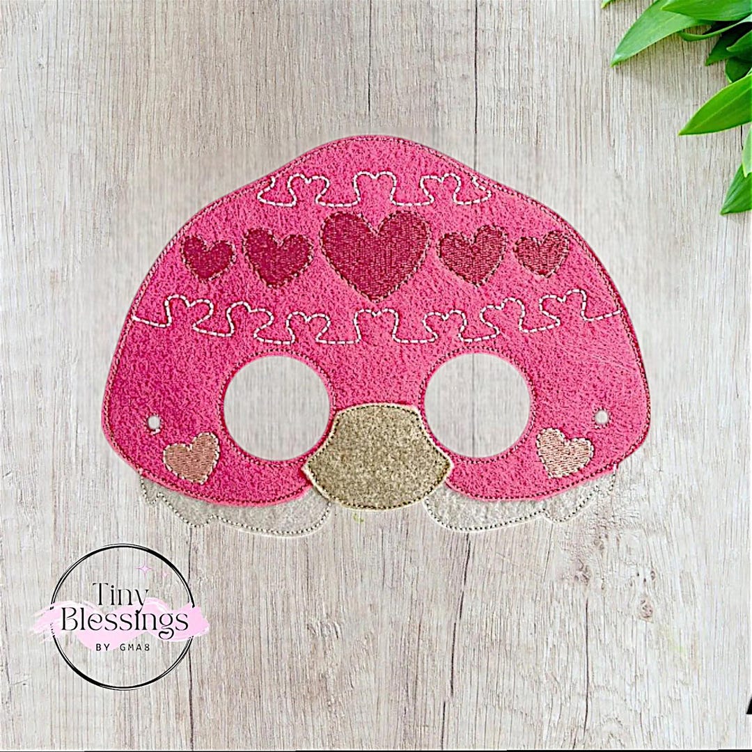 Valentine Gnome Pretend Play Felt Mask - Etsy
