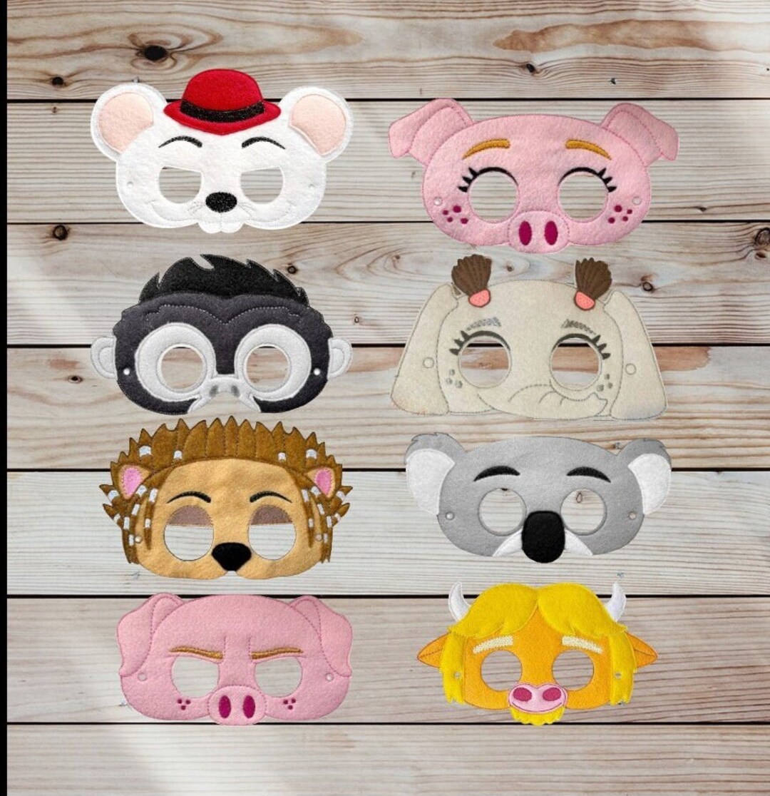 Singing Animals Pretend Play Felt Masks - Etsy