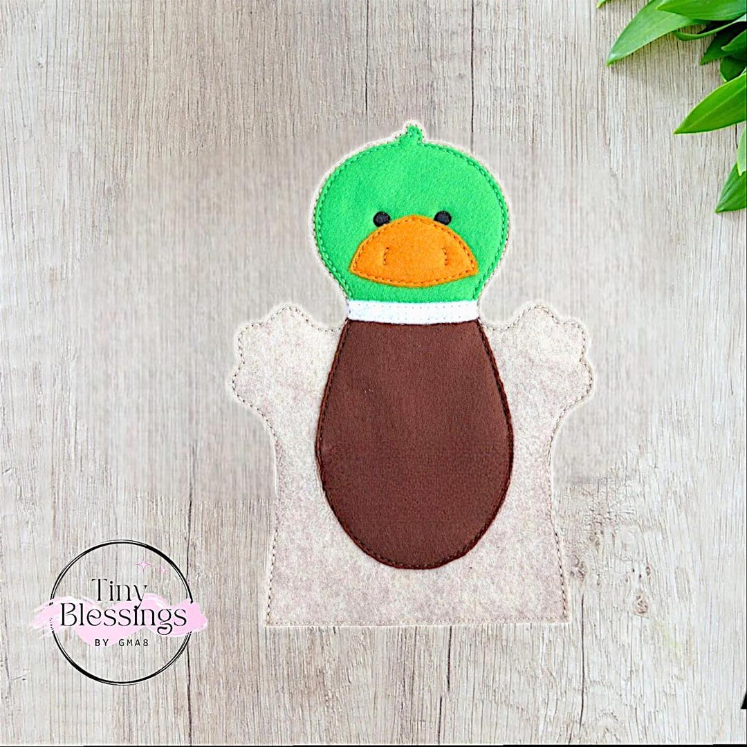 Mallard Hand Puppet - Etsy