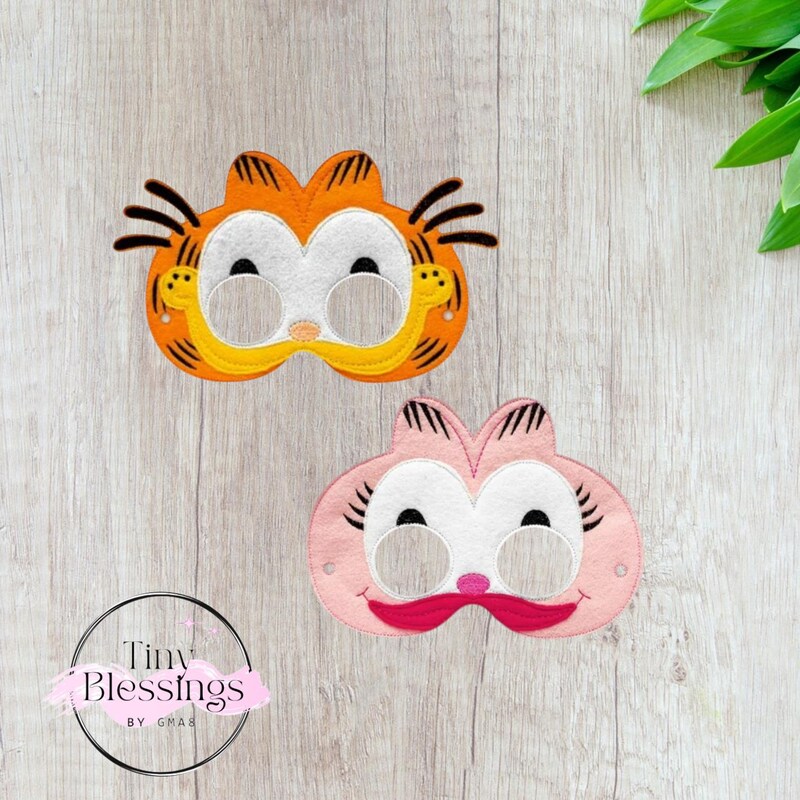 Garfield Mask - Etsy