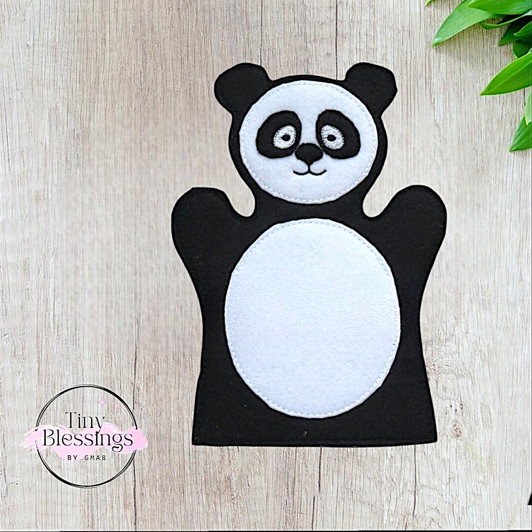 Panda Hand Puppet - Etsy