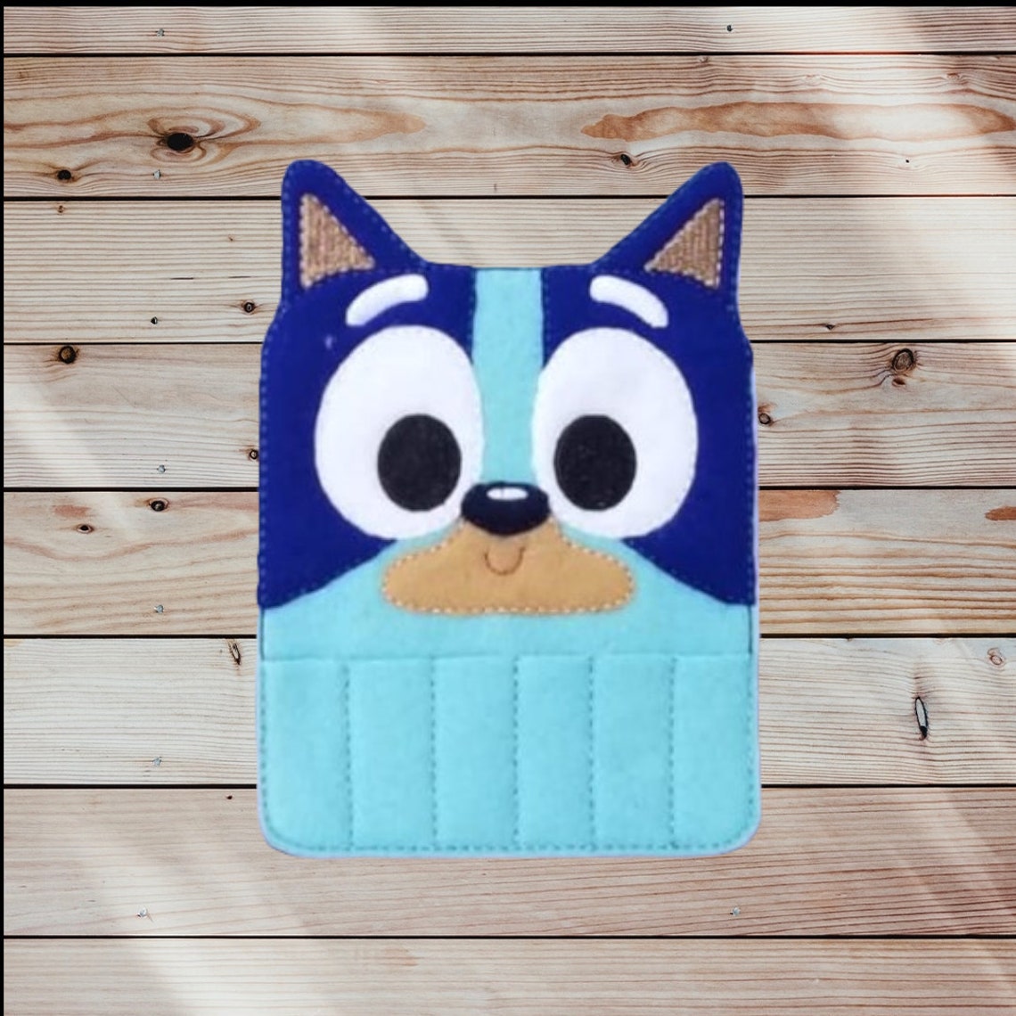Bluey Dog Felt Crayon Holder - Etsy
