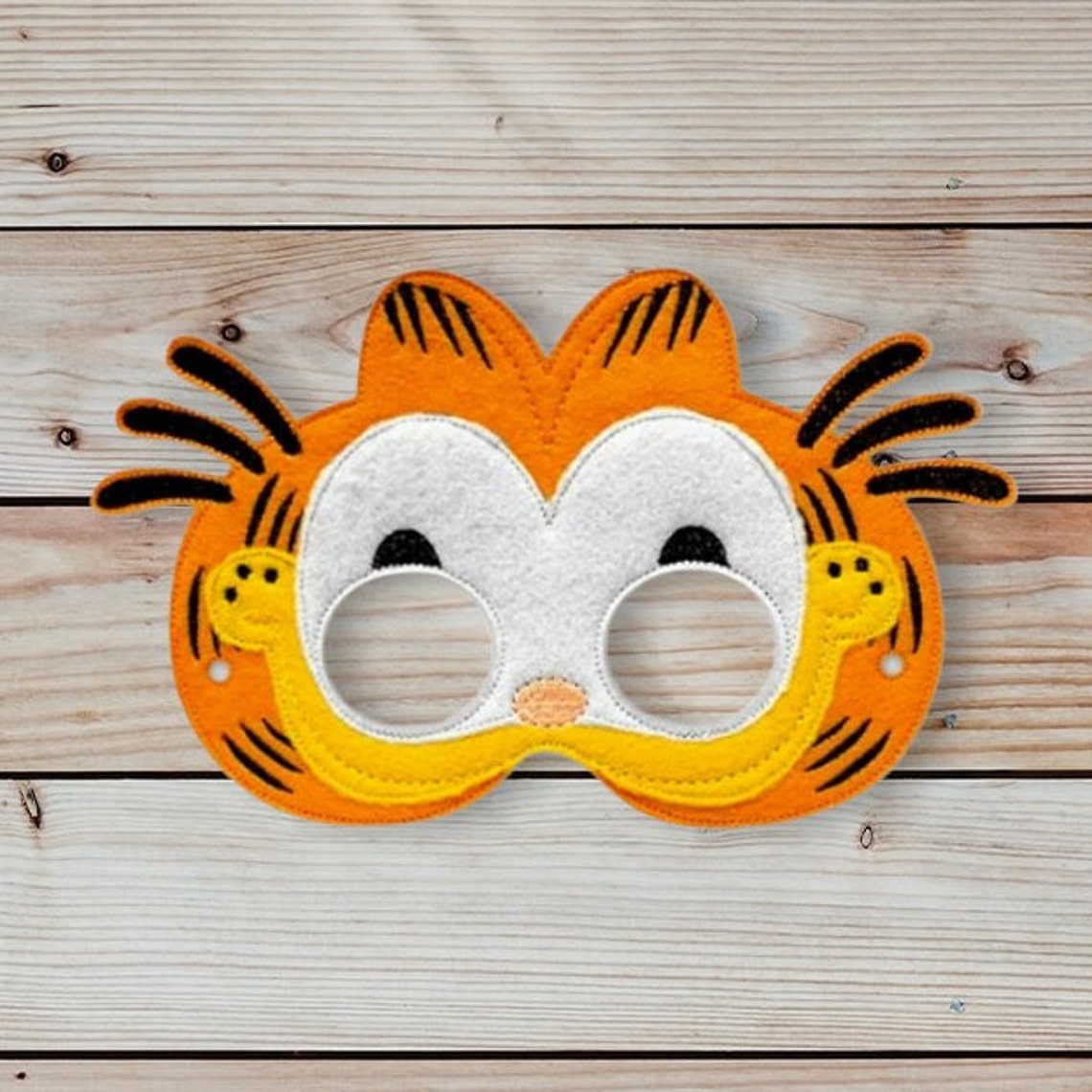 Lazy Cat Pretend Play Felt Mask - Etsy