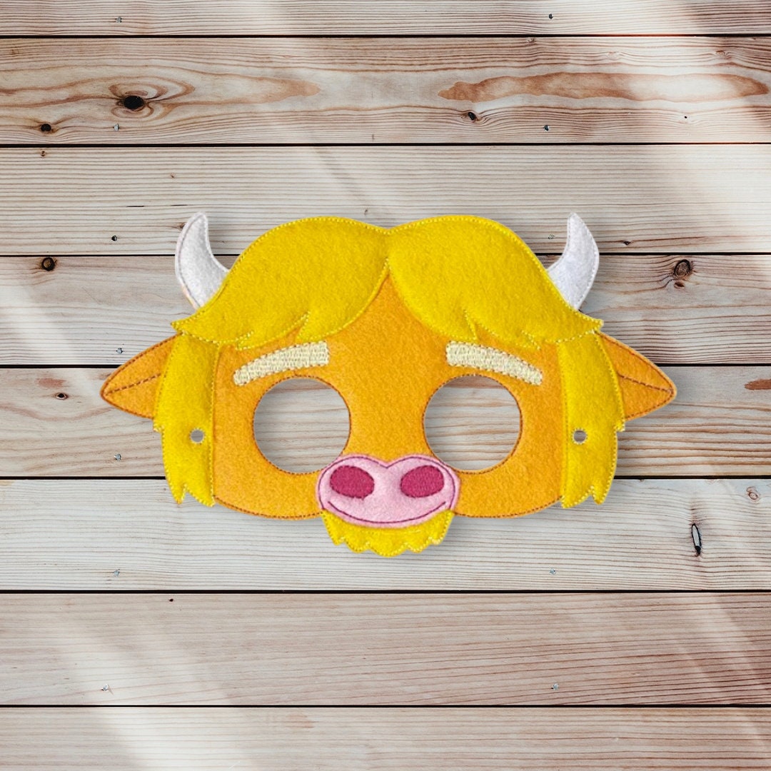 Sing Yak Darius Pretend Play Felt Mask - Etsy