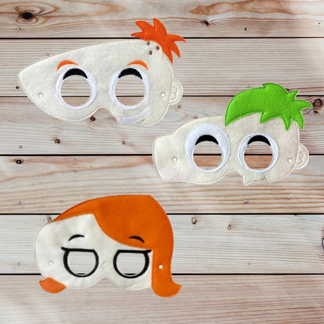 Inventor Stepbrothers Pretend Play Felt Masks - Etsy