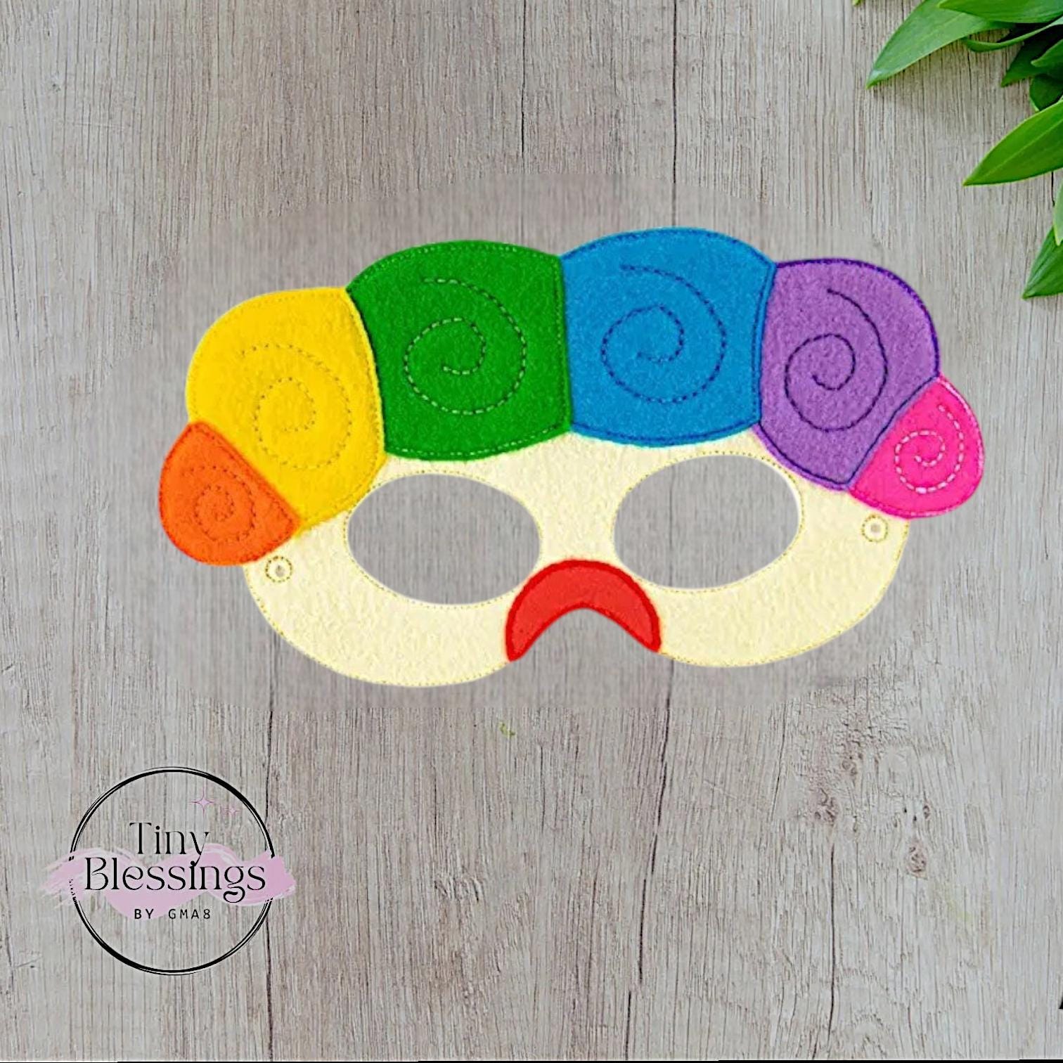 Circus Inspired Pretend Play Felt Masks - Etsy