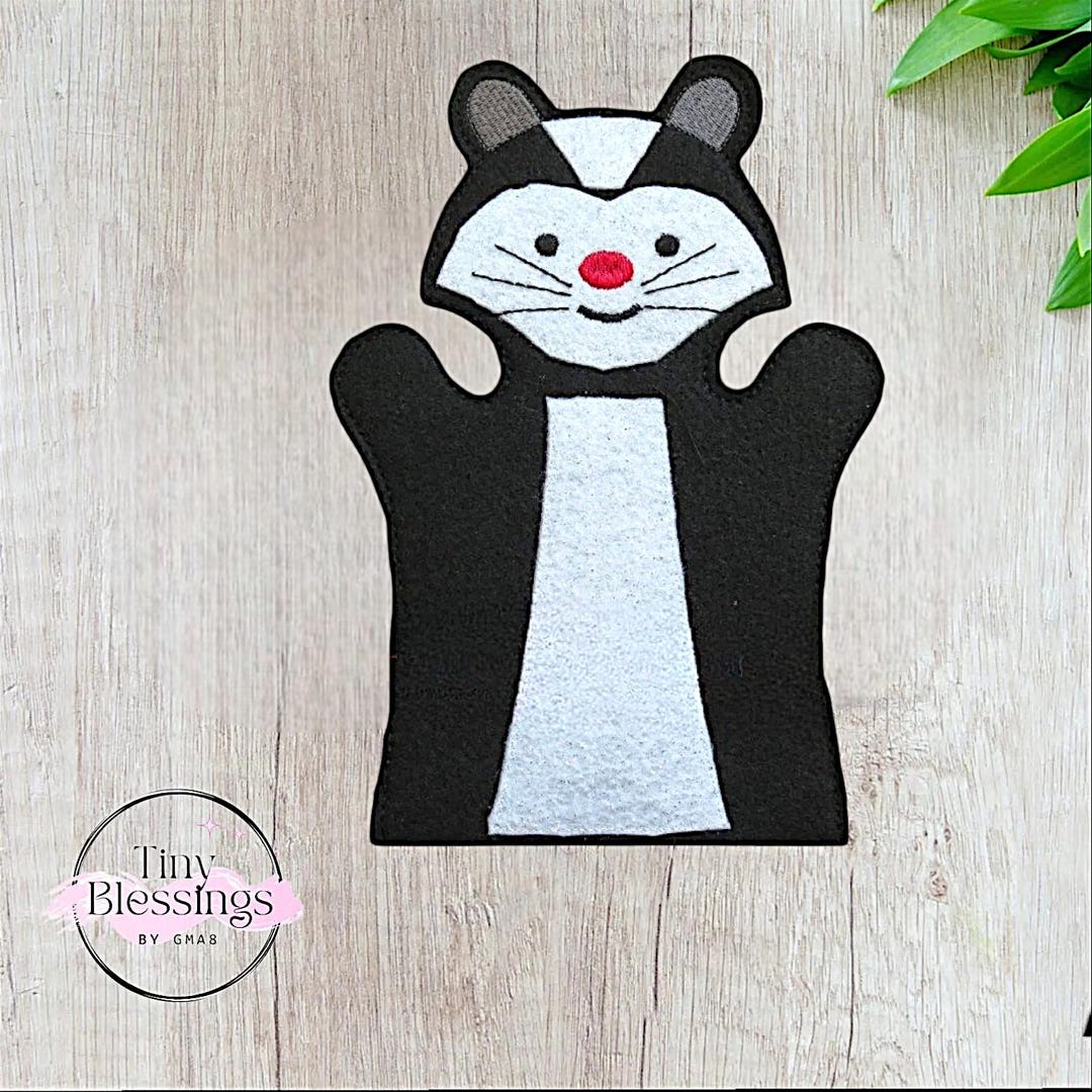 Skunk Hand Puppet - Etsy