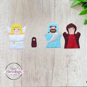 Nativity Hand Puppet Set of 12 - Etsy