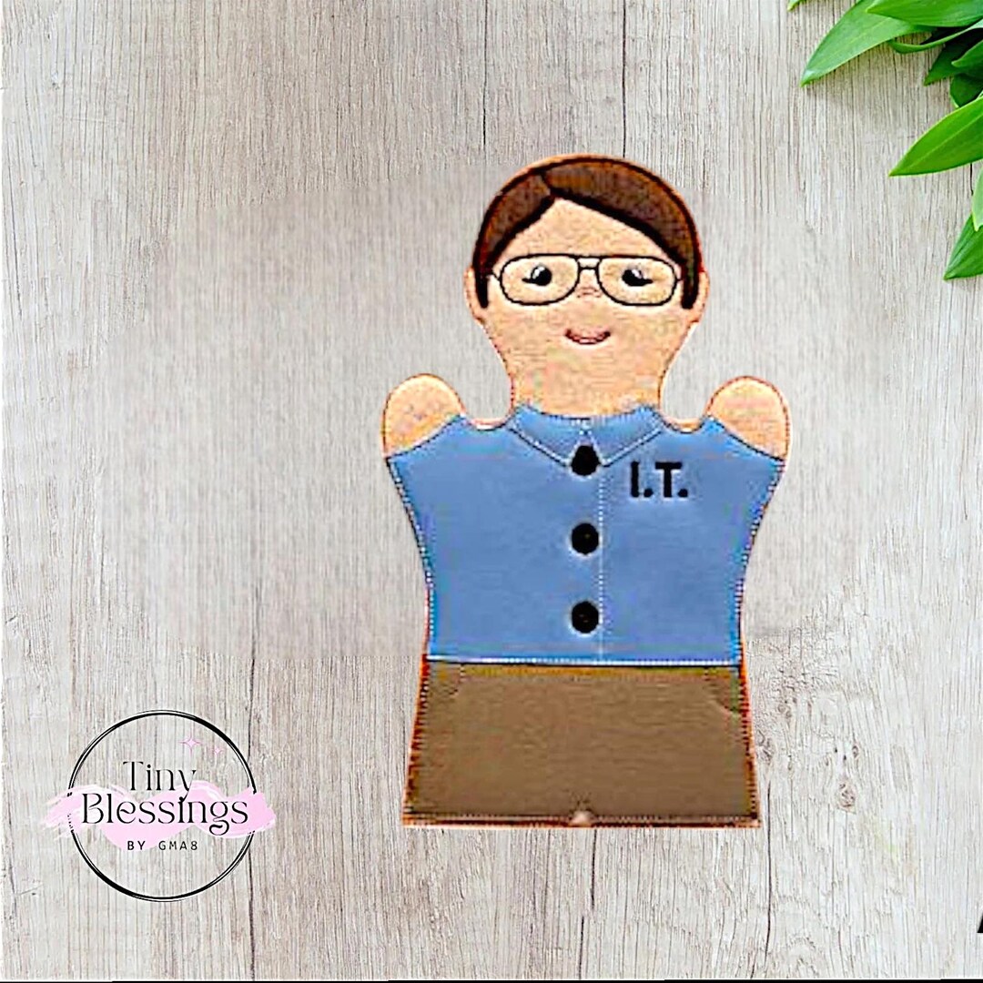 Computer IT Guy Hand Puppet - Etsy