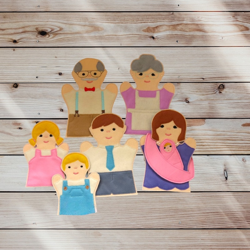 Family Puppets - Etsy
