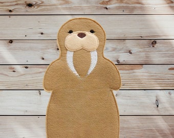 Walrus Hand Puppet, Safe for All Ages newborn, Movable Mouth, Eco ...
