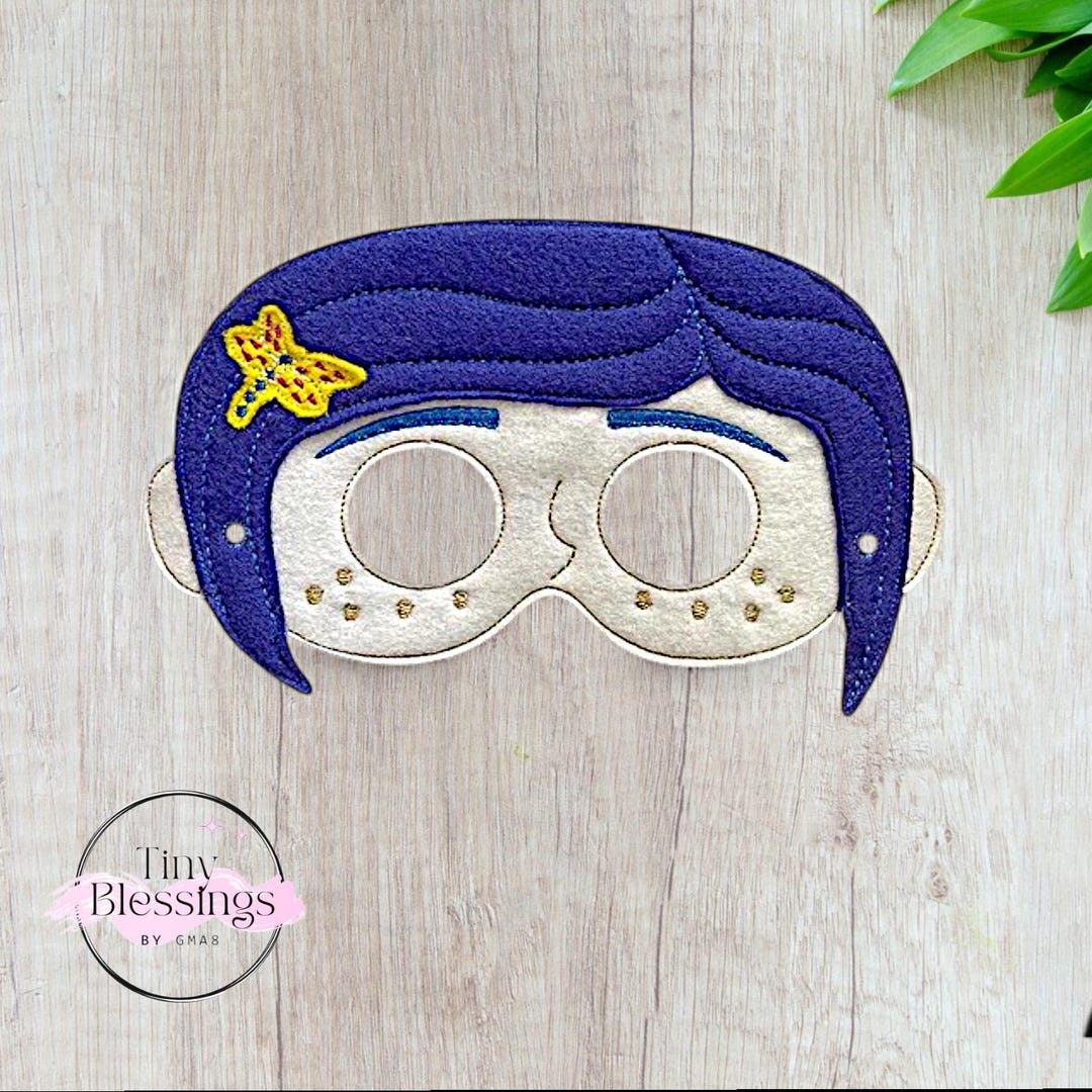 Brave Girl Coraline Pretend Play Felt Mask - Etsy
