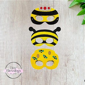 Beehive and Bee Pretend Play Felt Mask - Etsy