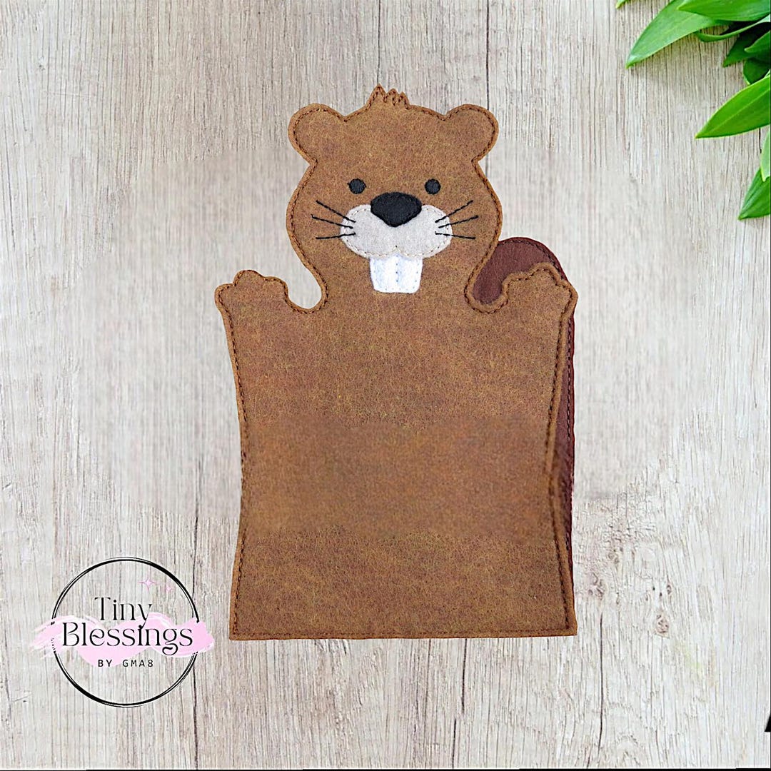 Beaver Hand Puppet - Etsy