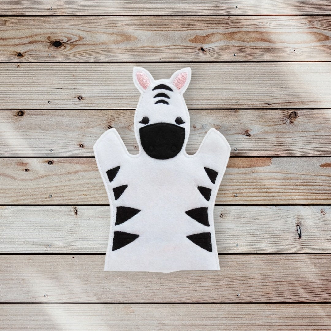 Zebra Hand Puppet - Etsy