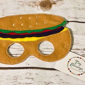 Fast Food Pretend Play Felt Masks - Etsy
