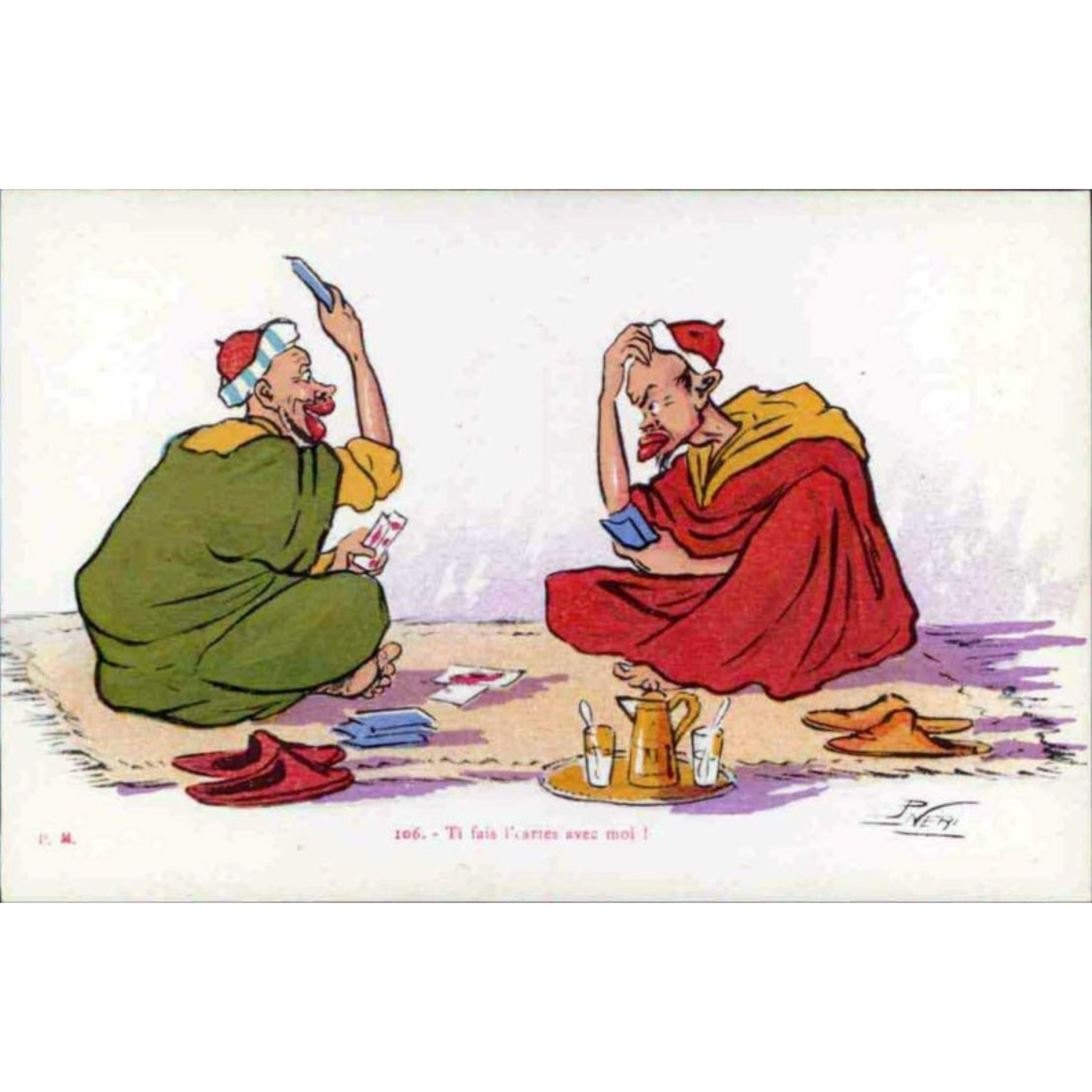 Morocco Playing CARDS, 40 Cartes Karta Moroccan Jeu Naipes and Spanish ...