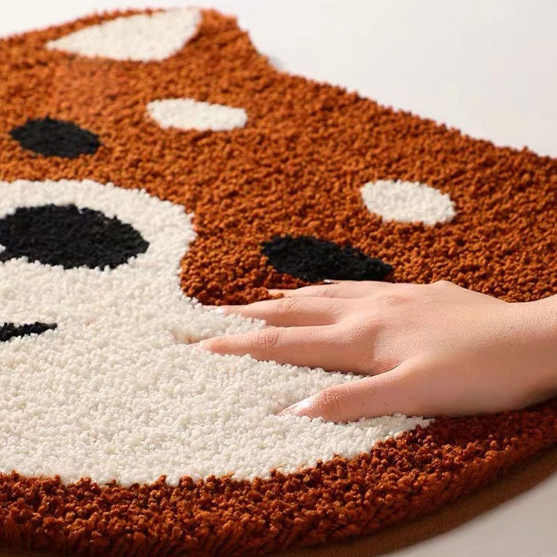 Kawaii Shiba Inu Tufted Rug Cartoon Dog Bedroom Rug Carpet - Etsy