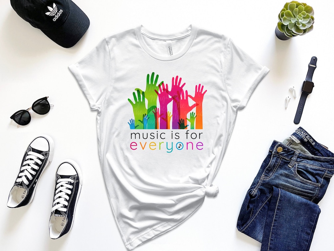 Music is for Everyone Shirt for Musician/music Teacher/instructor ...