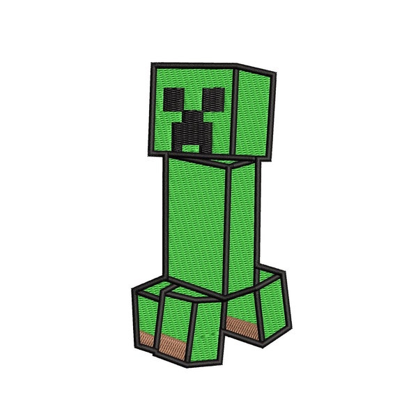 Minecraft embroidery design - Etsy