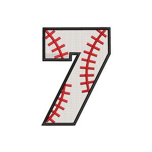 Baseball Font Embroidery Design, 7 Sizes, Embroidery Baseball ...