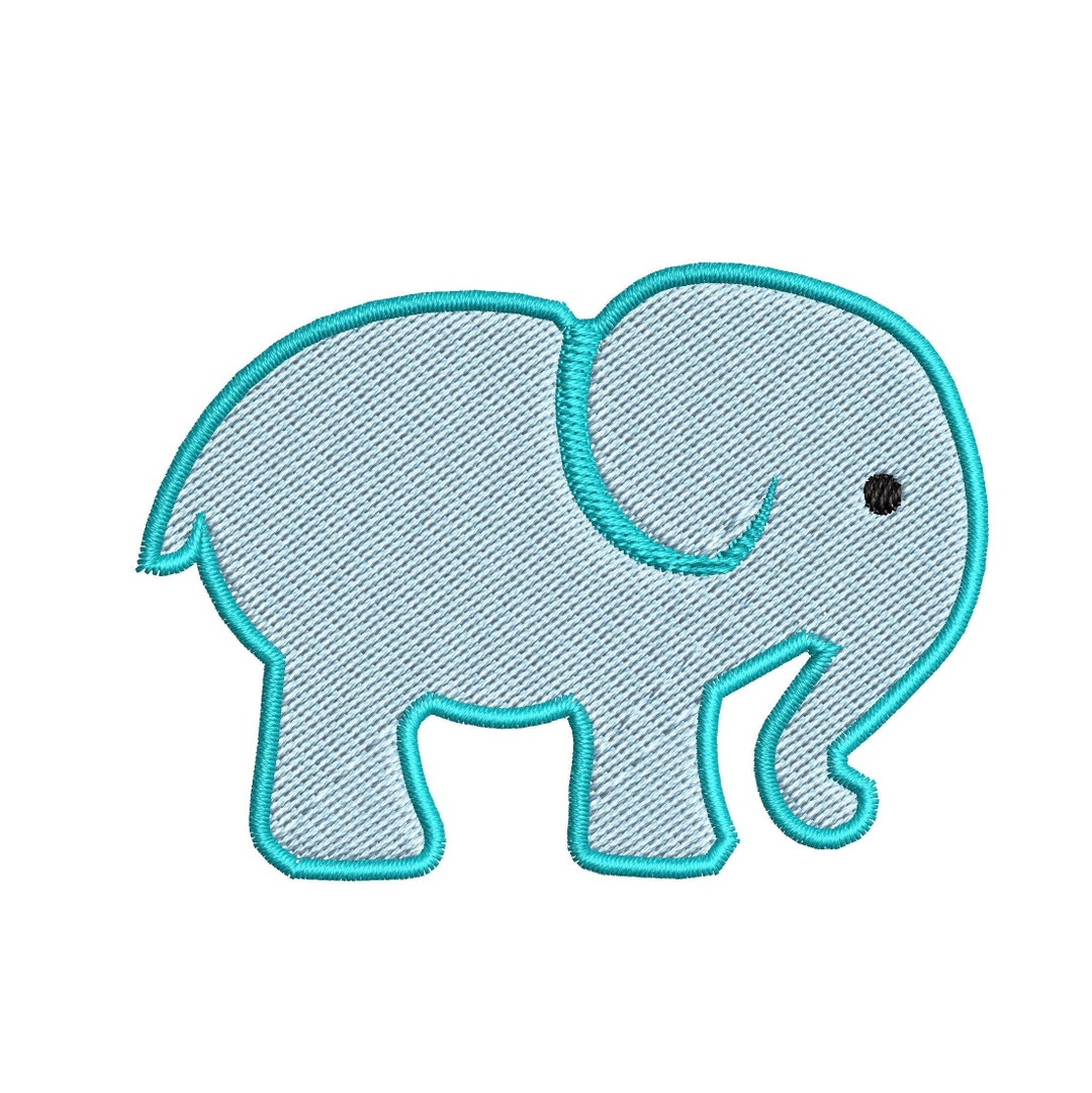 Baby Elephant EMBROIDERY DESIGN, Baby Animal Embroidrey Design #3 - Etsy