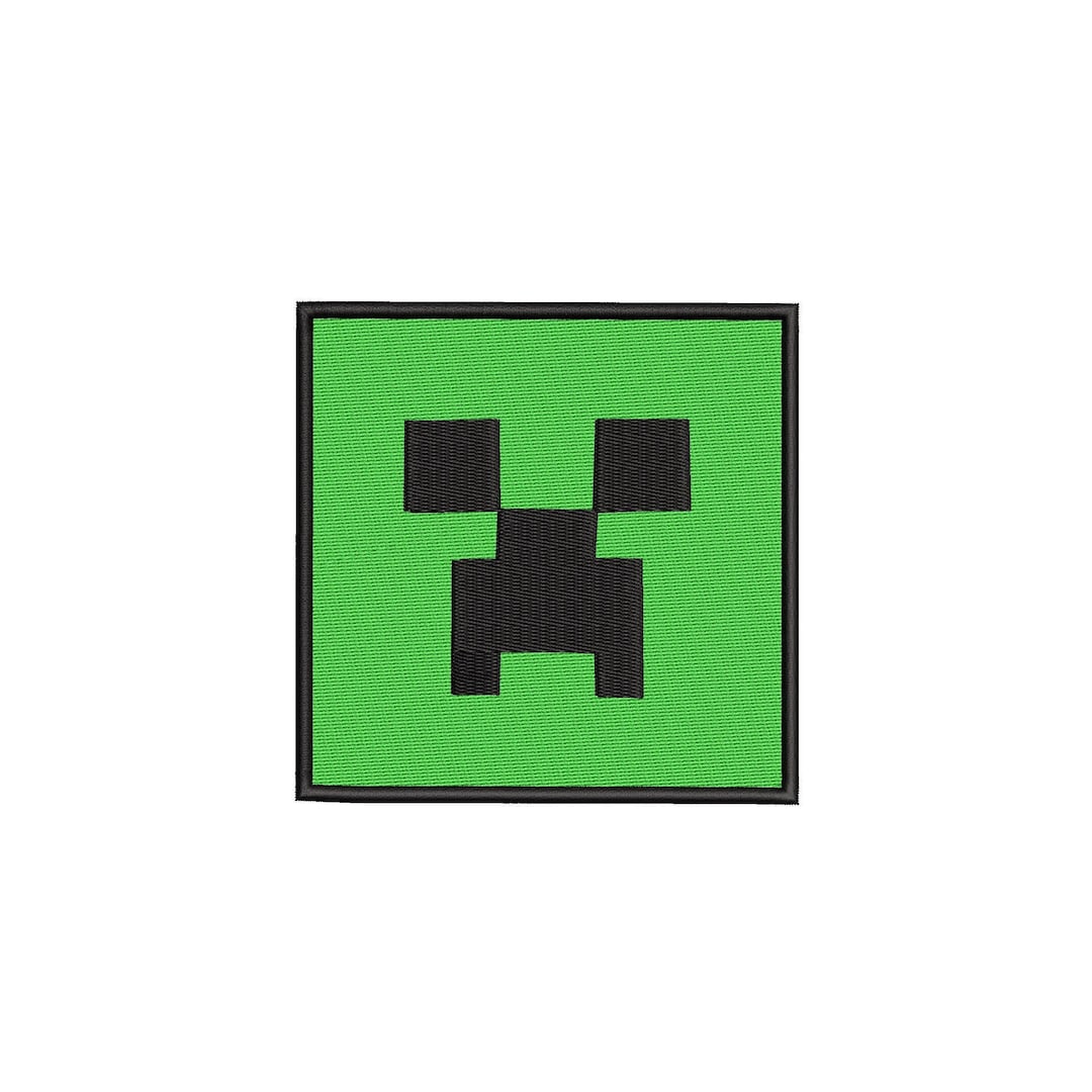 Embroidery Design Minecraft Creeper, Minecraft Creeper, Patch File ...
