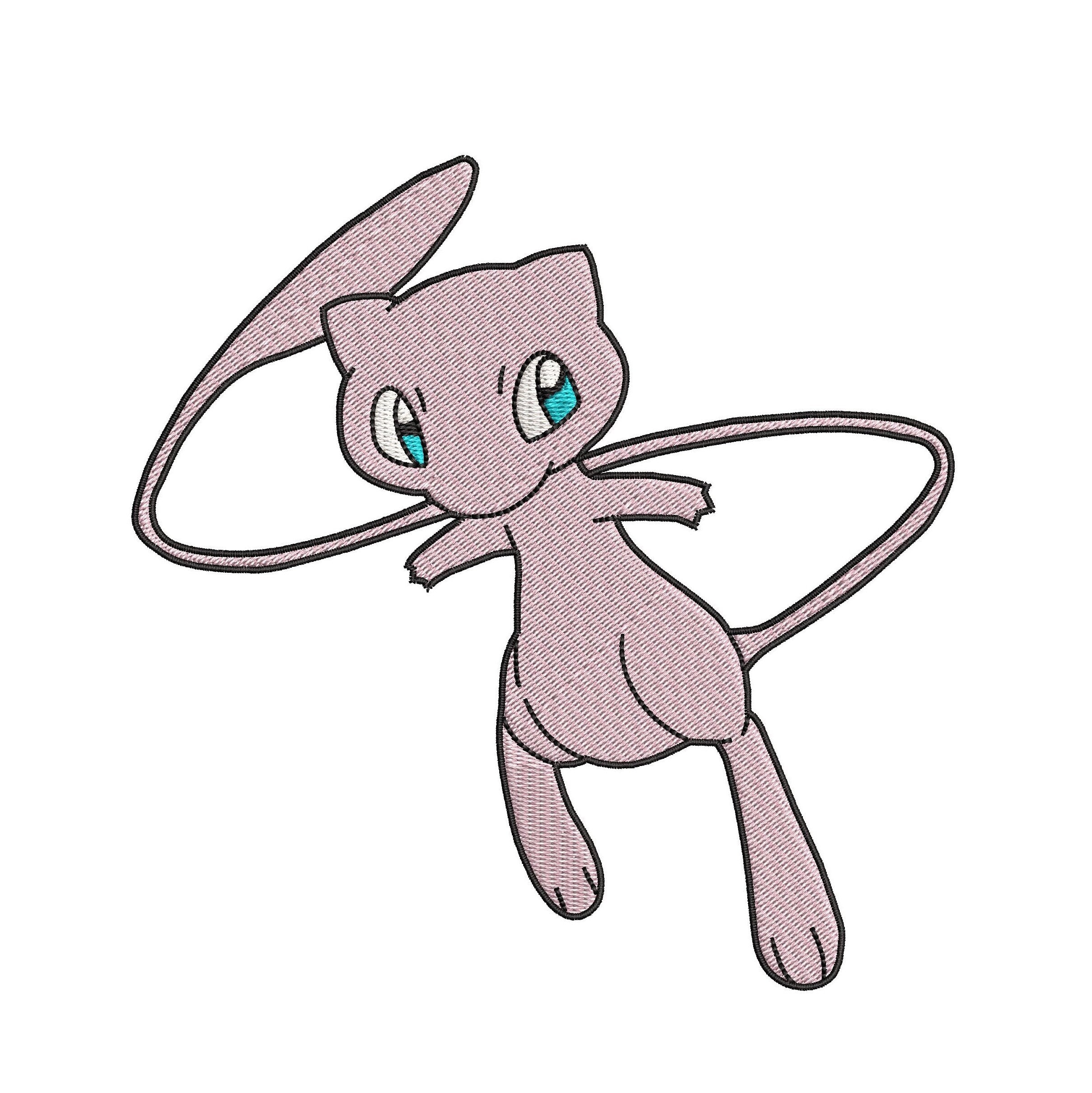 EMBROIDERY DESIGN Pokemon Mew Pokemon Mew Embroidery Design - Etsy
