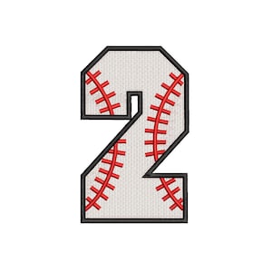 Baseball Font Embroidery Design, 7 Sizes, Embroidery Baseball ...