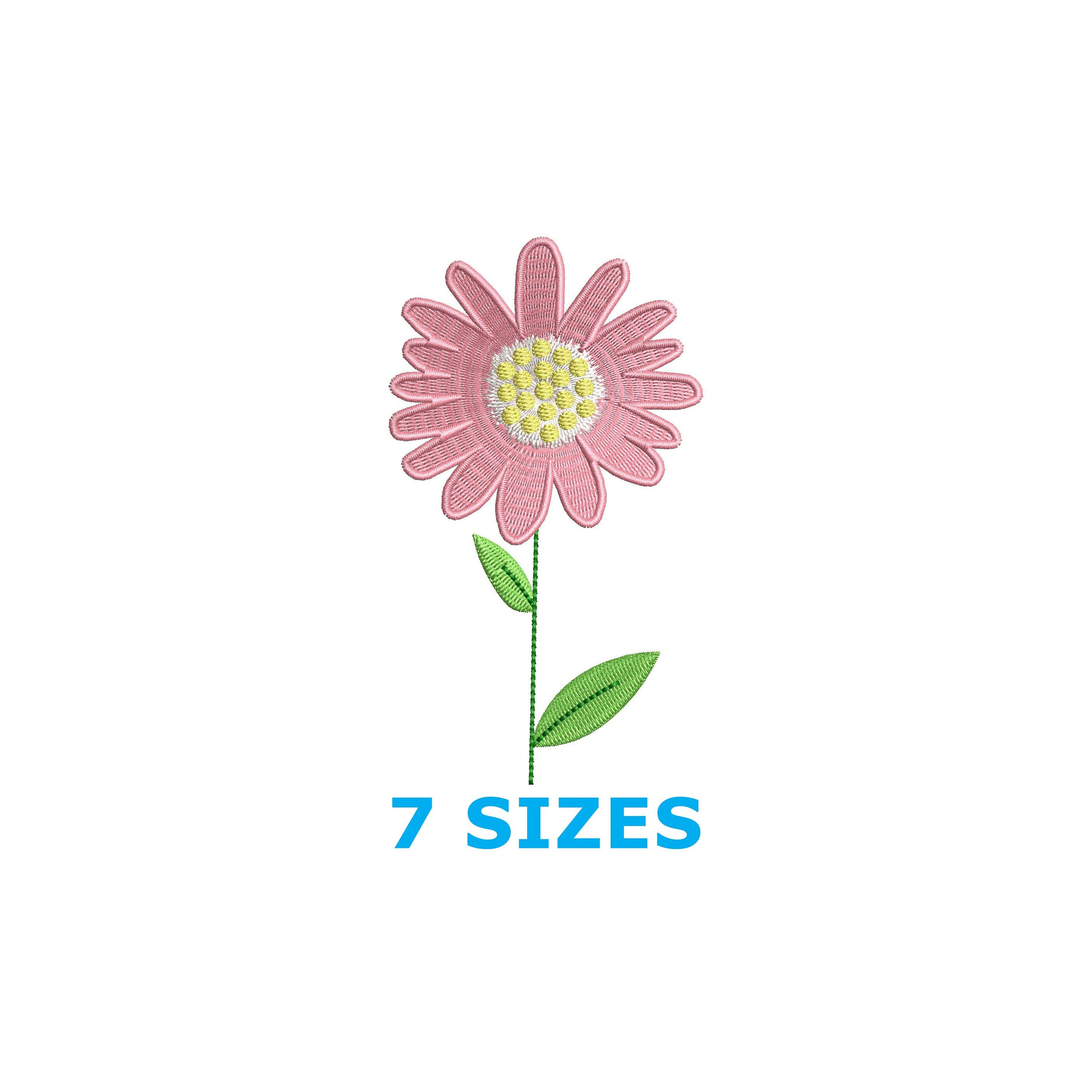 Embroidery Design Flower , Patch Files, Floral EMBROIDERY DESIGN / 7 ...