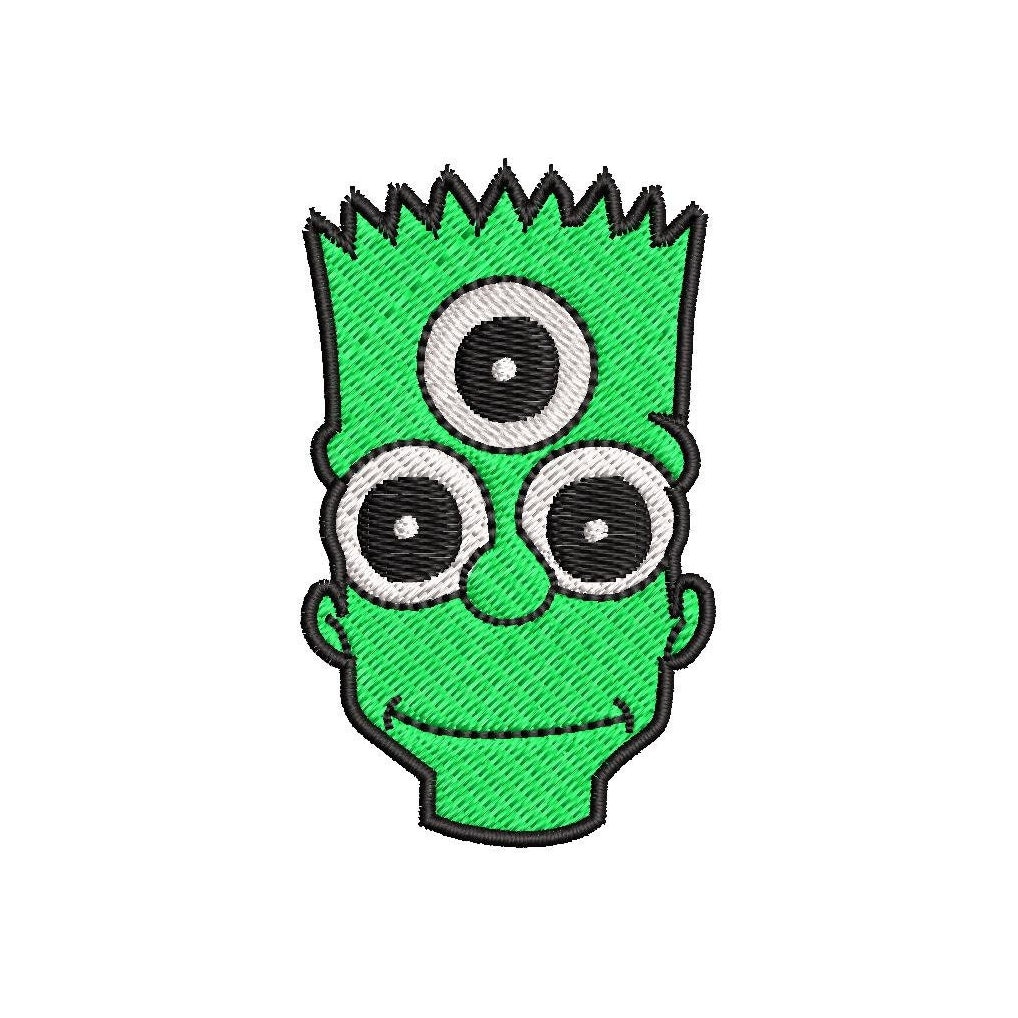 Bart Simpson the Simpsons Embroidery Design 12 - Etsy