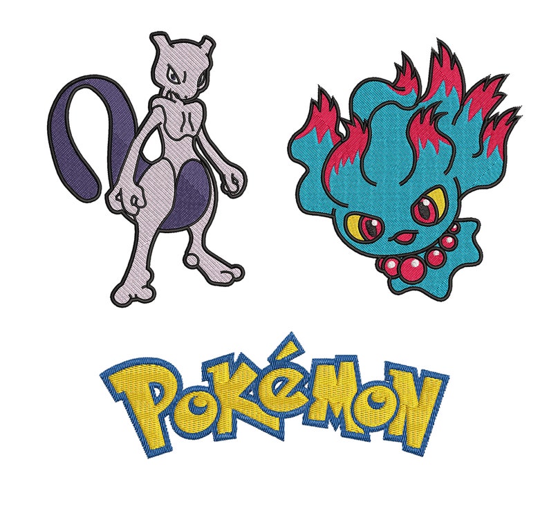 25 POKEMON EMBROIDERY DESIGNS Machine File Customize, Best Seller ...