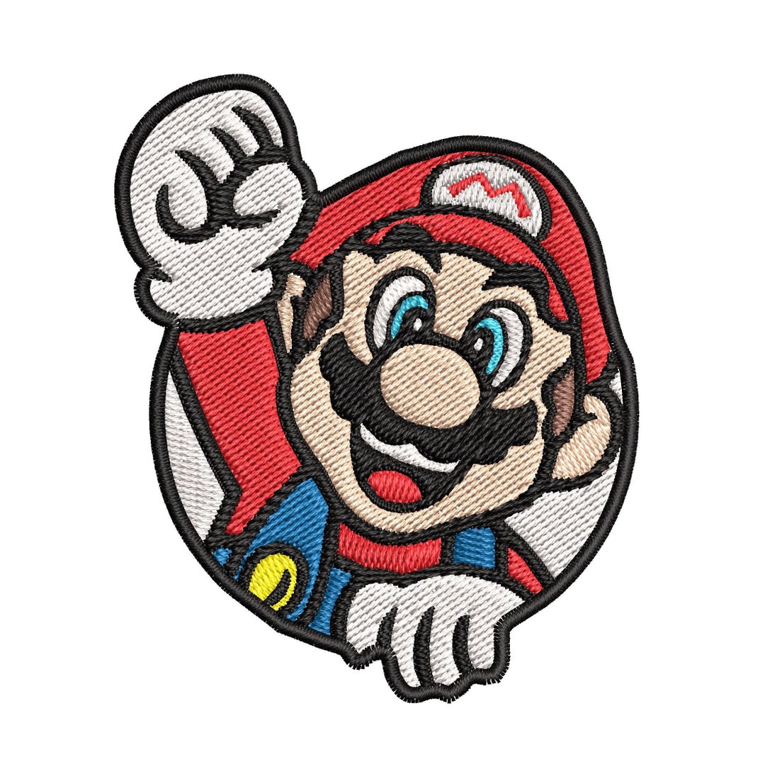 Super Mario Embroidery Design #1 - Etsy UK
