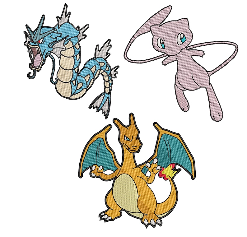 25 POKEMON EMBROIDERY DESIGNS Machine File Customize, Best Seller ...