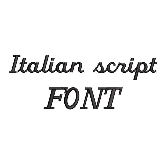 Italian Script Font