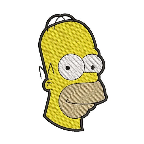 Homer Simpson the Simpsons Embroidery Design 2 - Etsy