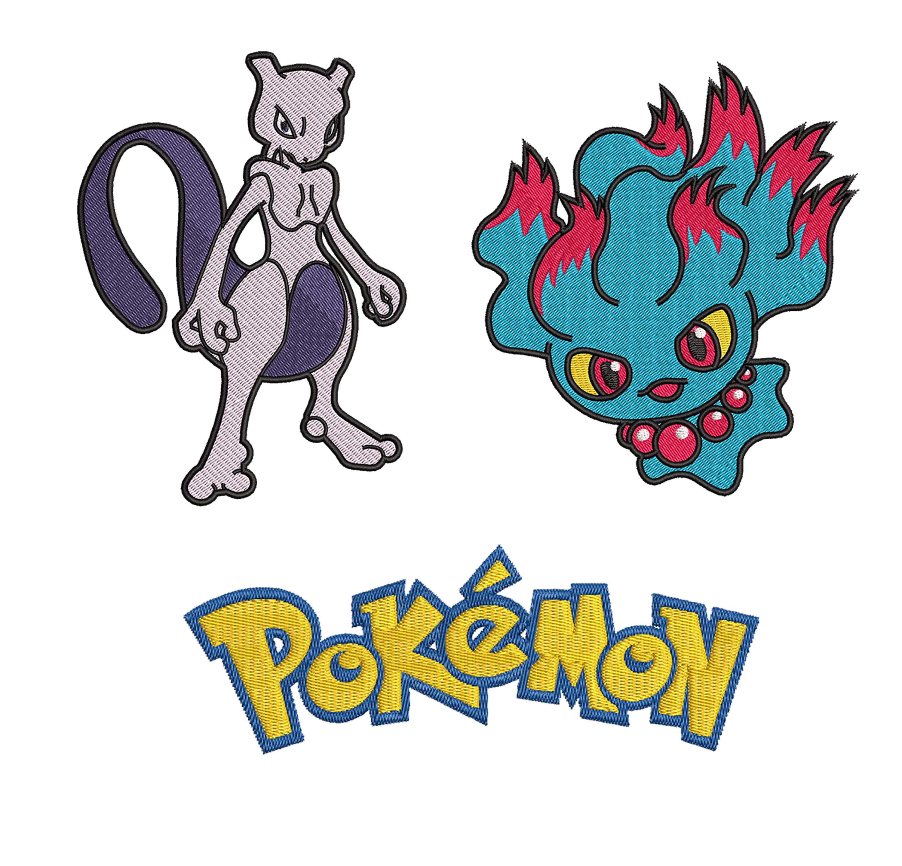 20 POKEMON EMBROIDERY DESIGNS Machine File Customize, Best Seller ...