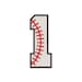Baseball Font Embroidery Design, 7 Sizes, Embroidery Baseball ...